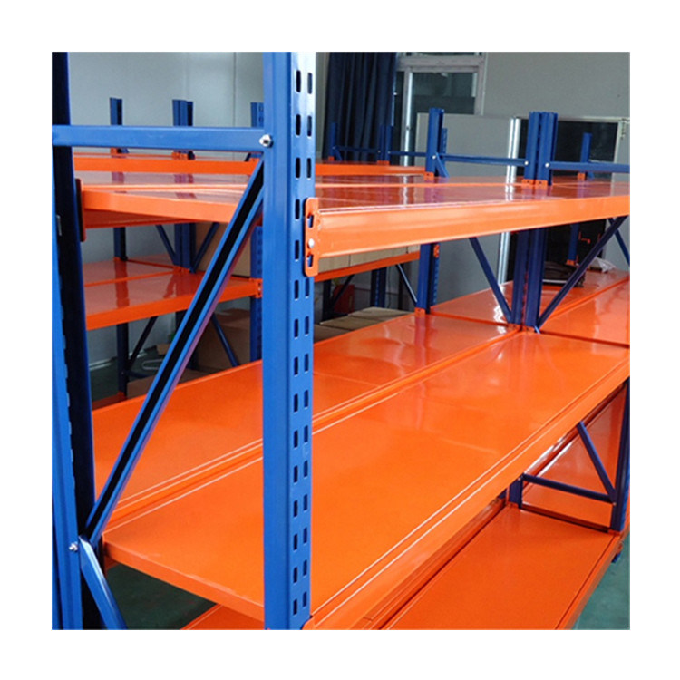 Customized Depth Industrial 4 Tier Metal Warehouse Shelves for Durable ...