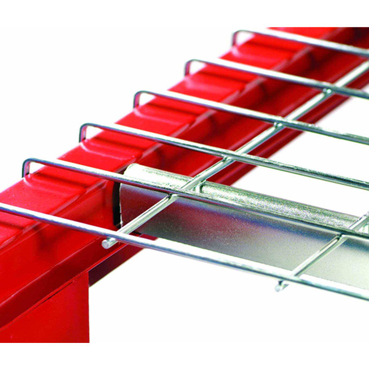 Warehouse Storage 2500lbs Powder Coated Steel Wire Mesh Pallet Rack ...