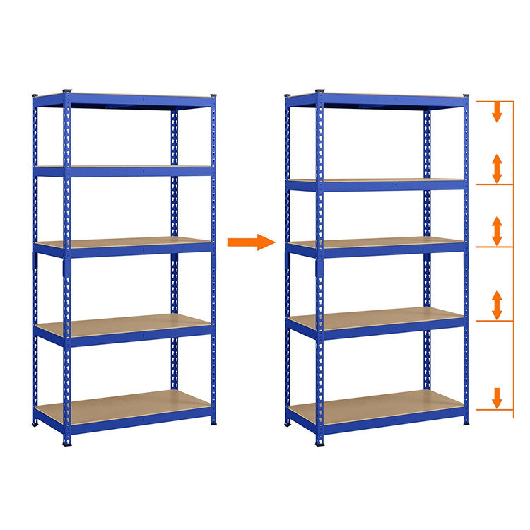 Steel Reinforced Structure Warehouse Boltless Rivet Storage Shelving ...