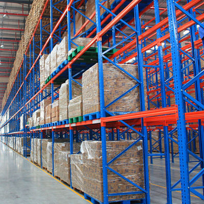 Warehouse Storage Double Deep Pallet Racking with Loading Capacity 500 ...