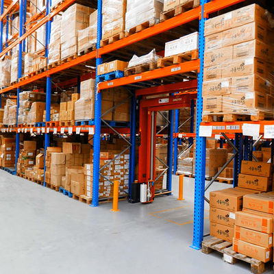 Warehouse Storage Double Deep Pallet Racking with Loading Capacity 500 ...