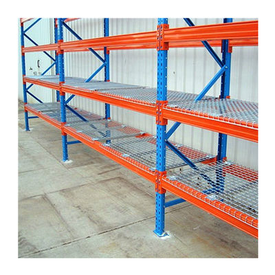 Warehouse Storage 2500lbs Powder Coated Steel Wire Mesh Pallet Rack ...