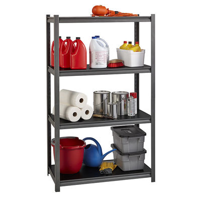 Adjustable Steel Boltless Warehouse Rivet Shelves Garage Display Steel ...